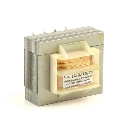 Transformator 2VA, 230Vac (5.5V, 5.5V) 0.14A, Indel TS2/18 - Sklep AVT